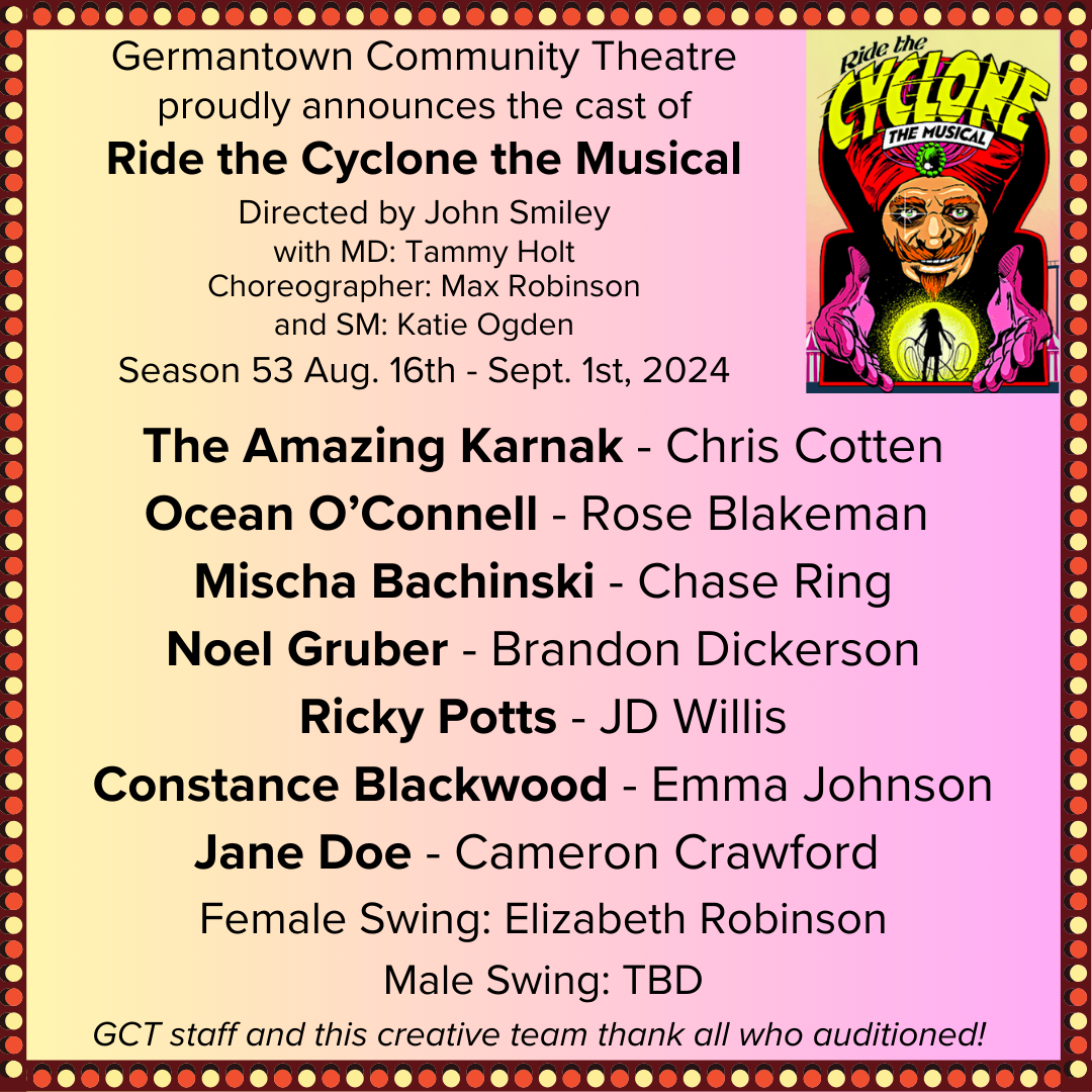 2023-2024 Season Archives - Germantown Community Theatre